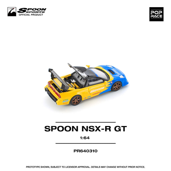1/64 Pop Race PR640310 Spoon NSX-R GT – Network Shuttle Diecast Model