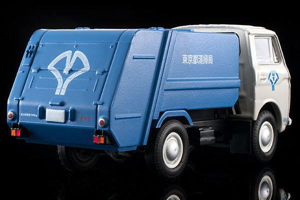 1/64 Tomytec LV-186a Mazda E2000 Garbage Truck White/ Blue – Network Shuttle Diecast Model