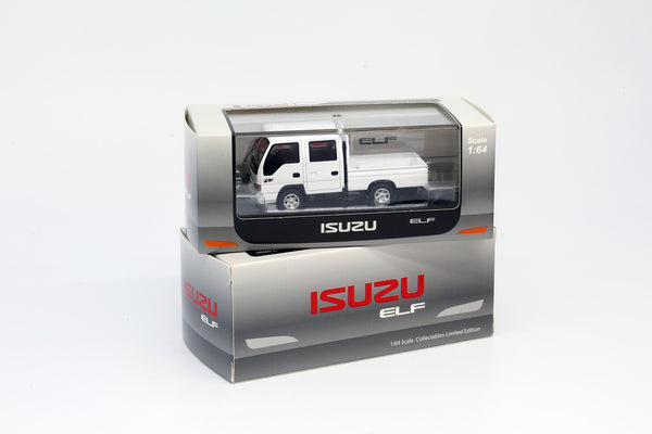 1/64 Model 1 T66632 Isuzu ELF White RHD – Network Shuttle Diecast Model