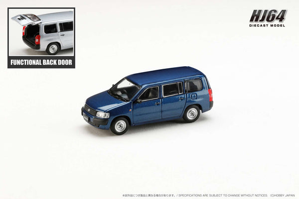 1/64 Hobby Japan HJ641062BL Toyota Probox Van DX Dark Blue Mica ...