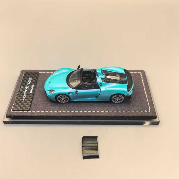 (Pre-Order) 1/64 Top Lux TOP918-10 Porsche 918 Spyder Flash Tiffany Bl ...