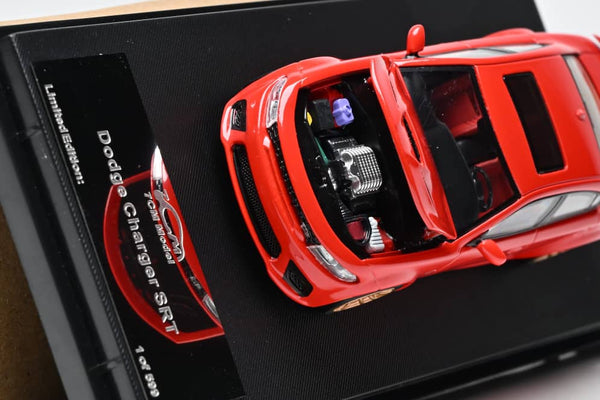 (Pre-Order) 1/64 7cm Model 7CMDCHR Dodge Challenger SRT Hellcat TorRed ...